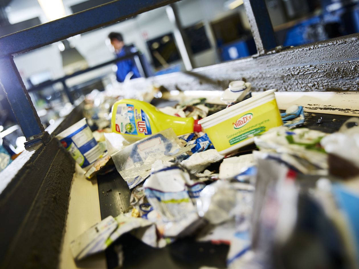 Sorteerinstallatie voor PMD bij PreZero Recycling Belgium in Evergem