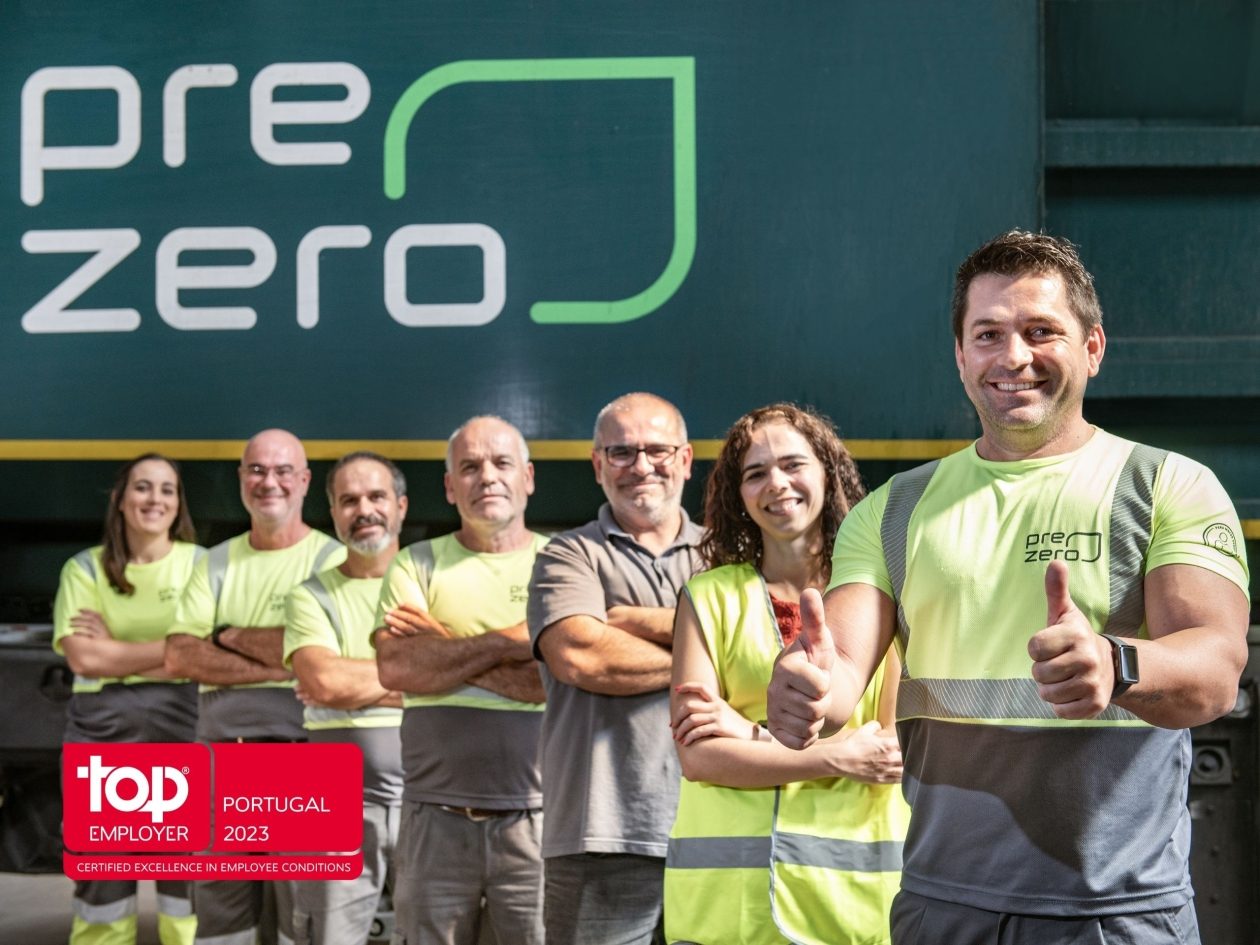 PreZero reconhecida como Top Employer 2023 em Portugal