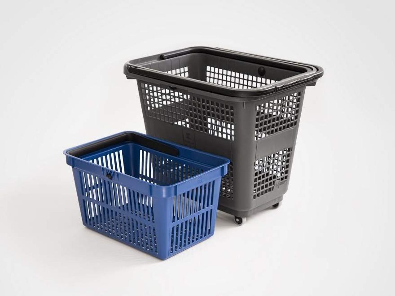 Recycling im Griff: Einkaufskörbe aus PreZero-Rezyklat bei Lidl und ...