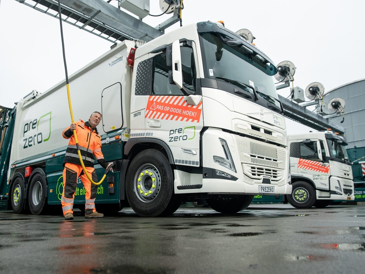 PreZero breidt elektrisch wagenpark uit met 30 inzamelwagens