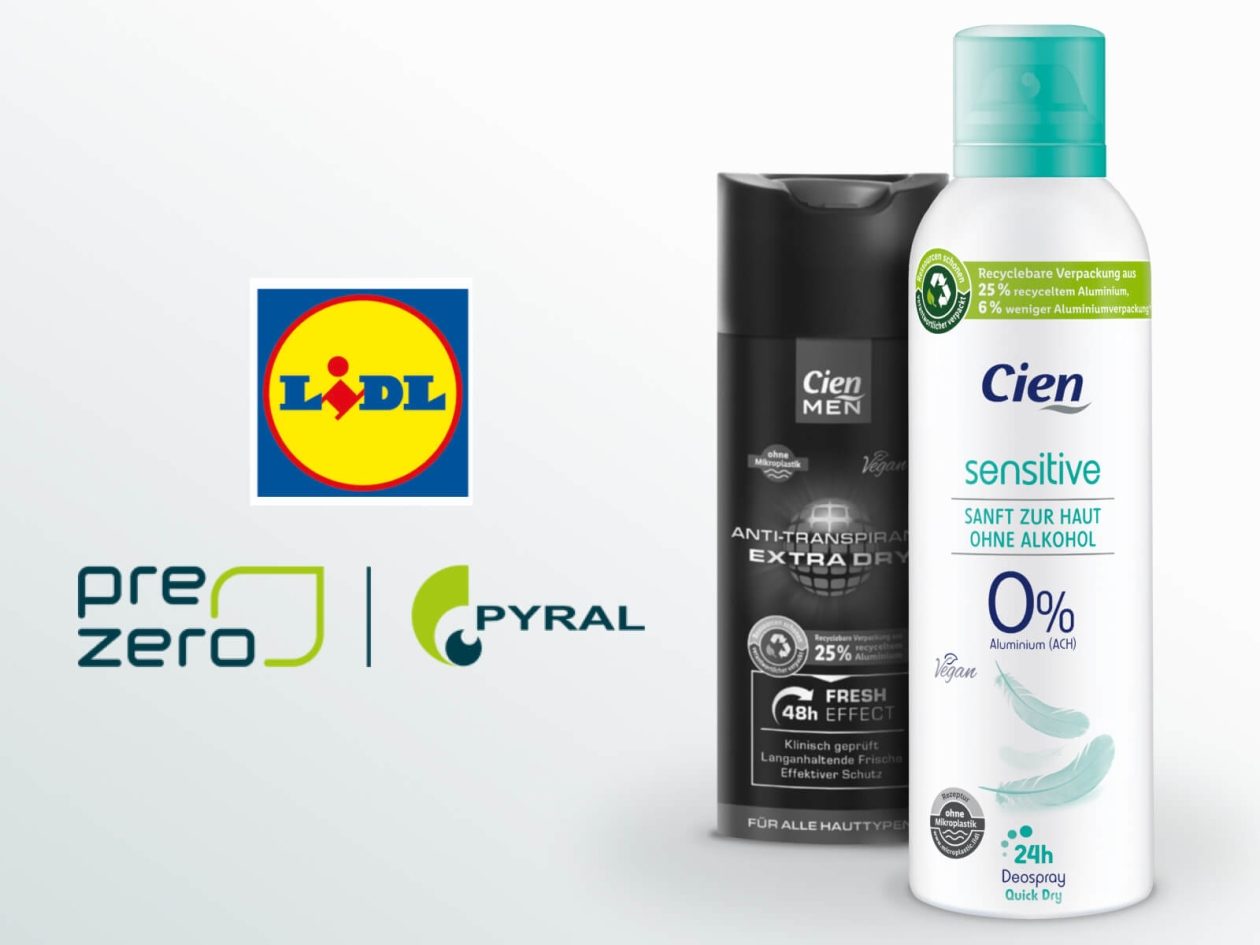 Cien Deodorant ♻️ PreZero Pyral, TUBEX & Lidl Germany