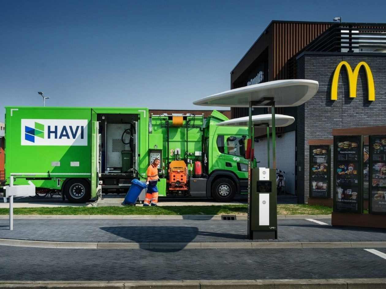 Minder restafval door de Green Truck