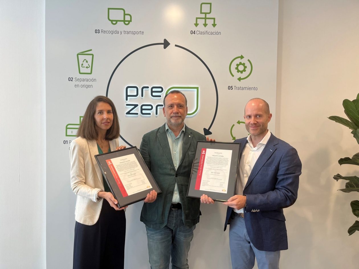 Renovación certificaciones medioambientales y calidad ♻️ PreZero